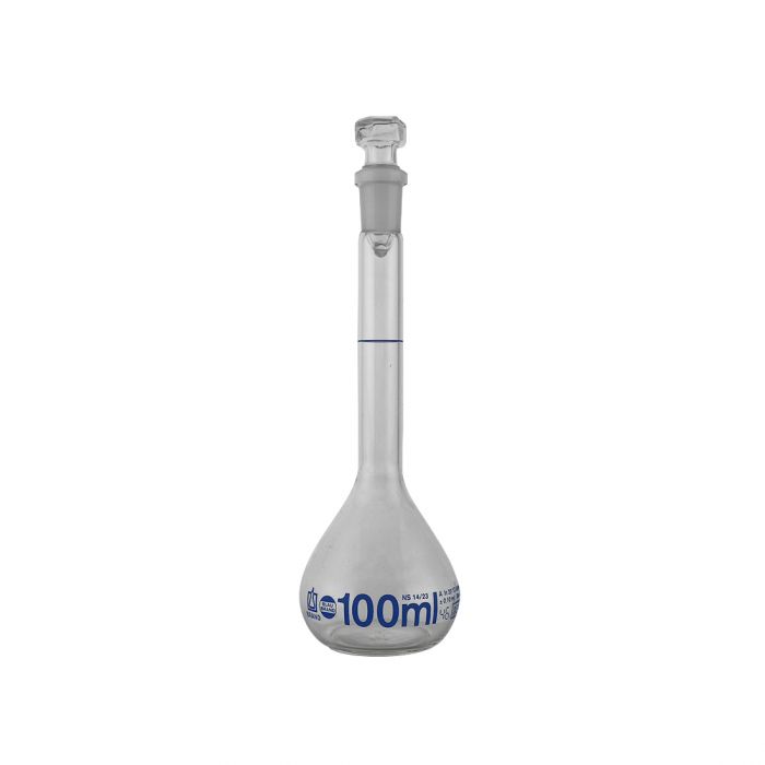 MATRAZ VOLUMÉTRICO DE 100ML CLASE A DIN. [BRAND]